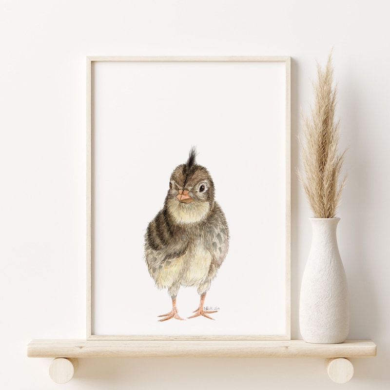 Quail Art - Etsy
