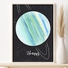 Solar System Art - Space Nursery Decor - Kids Room Decor - Space Print ...