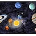 Solar System Art - Space Nursery Decor - Kids Room Decor - Space Print ...
