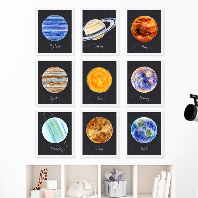 Planet Prints - Etsy