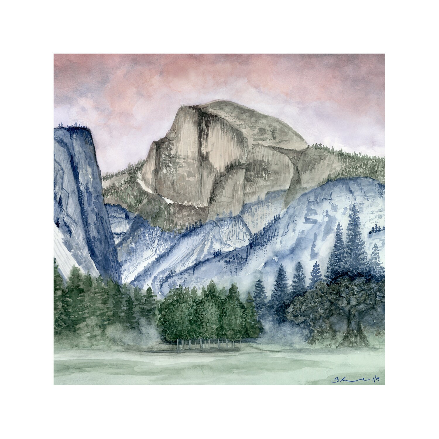 Yosemite National Park Yosemite Park Yosemite Print | Etsy