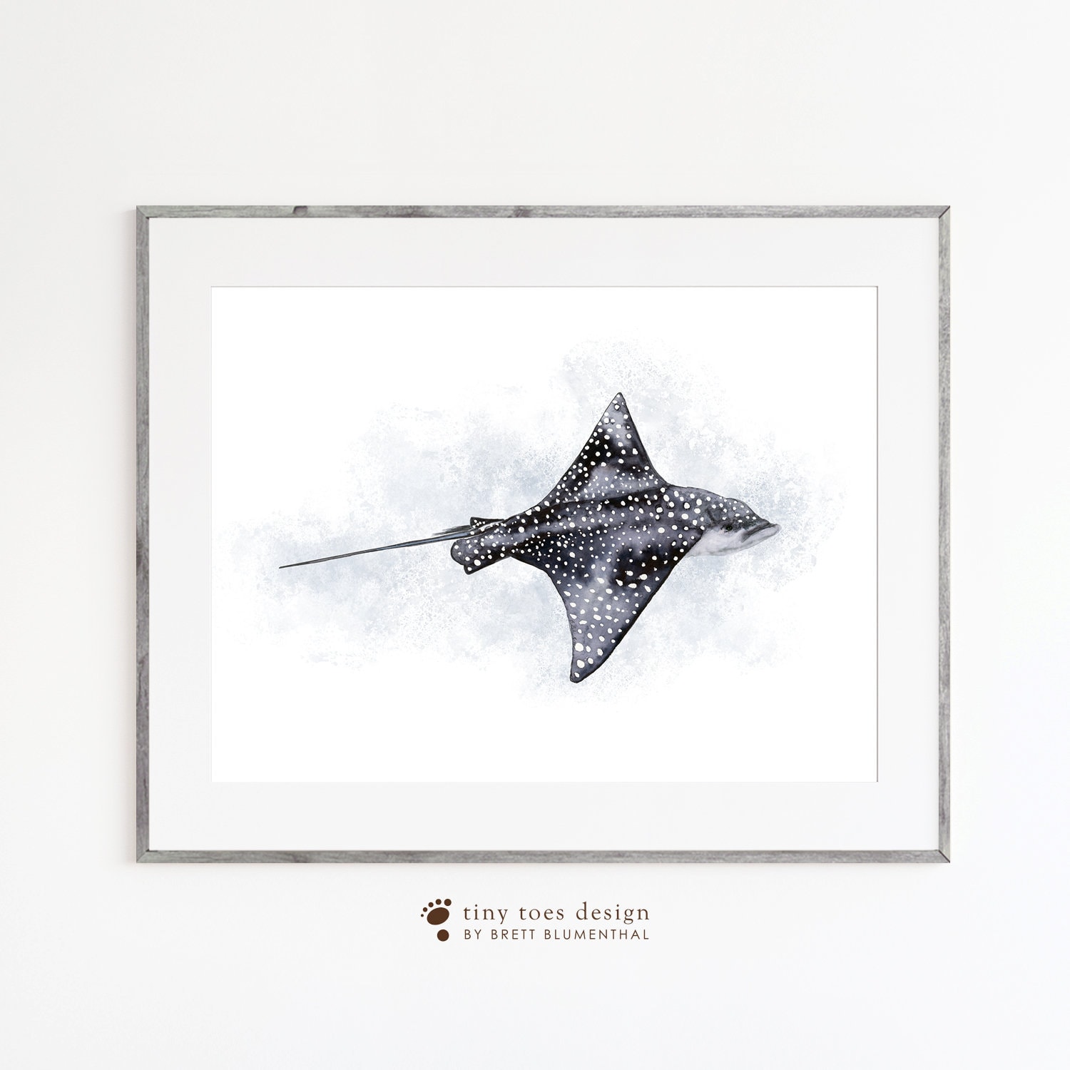 Spotted Eagle Ray Drawing