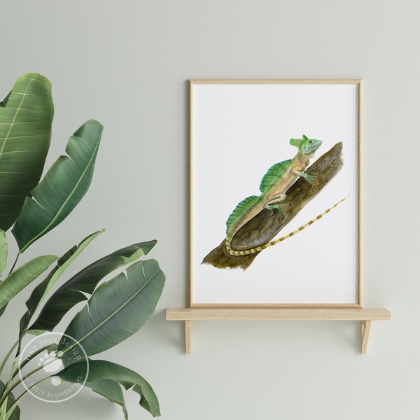 Basilisk Print - Etsy
