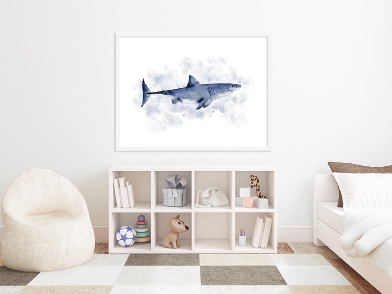 Shark Nursery Decor Great White Shark Bathroom Decor Shark Etsy shark-nursery-decor-great-white-shark-bathroom-decor-shark-etsy