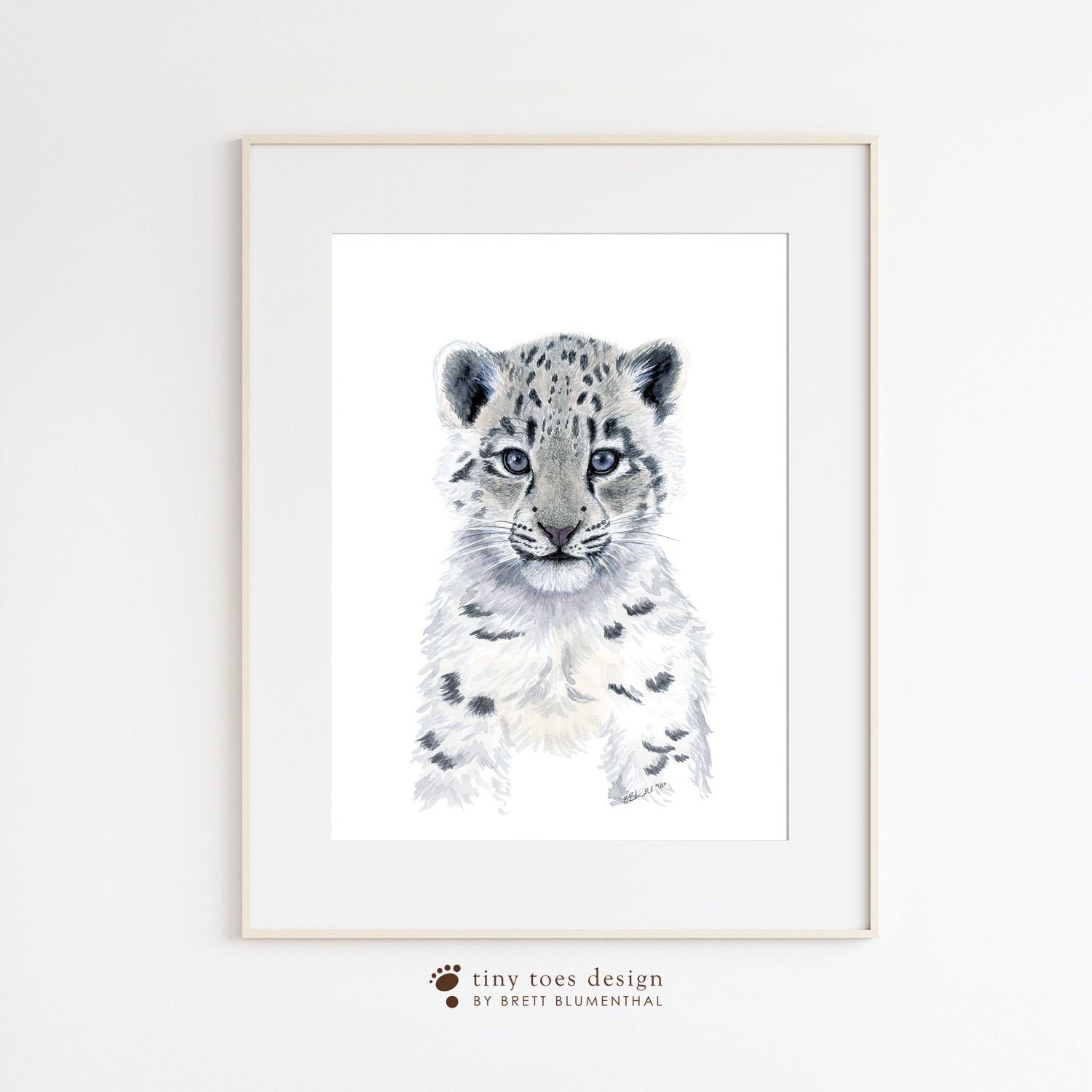 White Baby Leopard