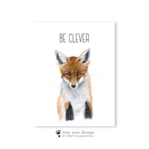 Woodland Animal Quote Art Prints, Woodland Nursery Decor, Inspirational ...