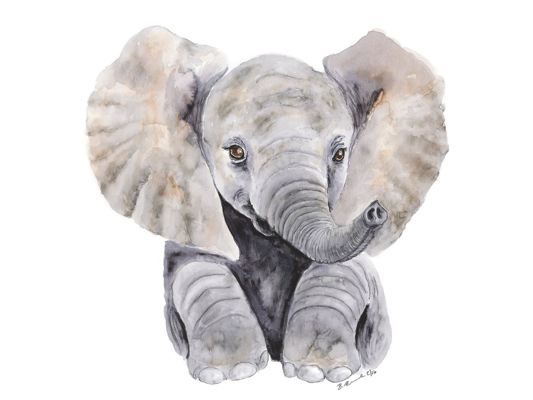 Elephant Prints African Print Safari Print Elephant Wall - Etsy
