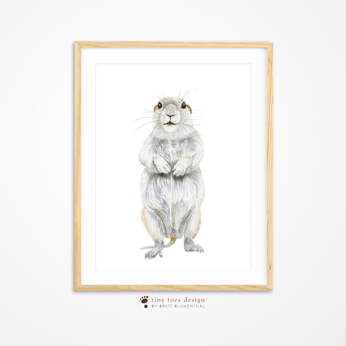 Prairie Dog Print Western Art Southwest Nursery Decor - Etsy