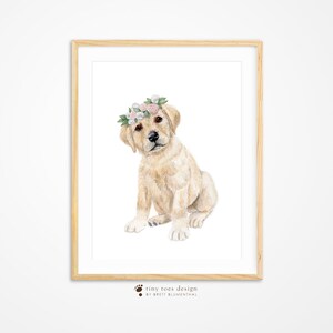 Yellow Lab Print, Lab Art Print, Yellow Lab, Yellow Labrador Art ...