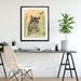 Clouded Leopard Watercolor, Big Cat Art Print, Jungle Animal Art ...
