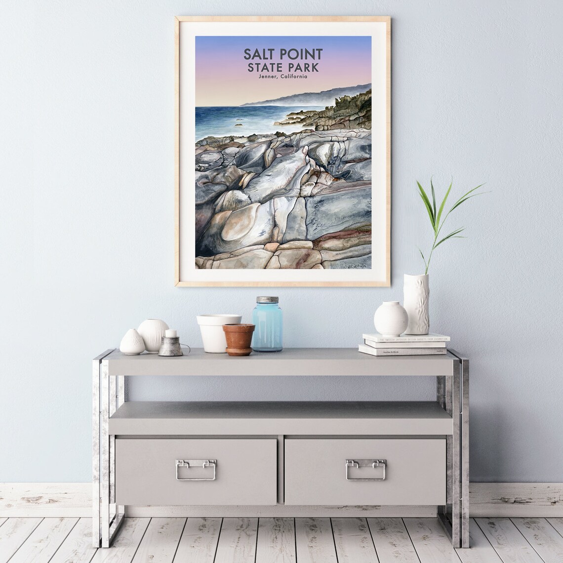 Salt Point State Park Travel Poster State Park Print | Etsy