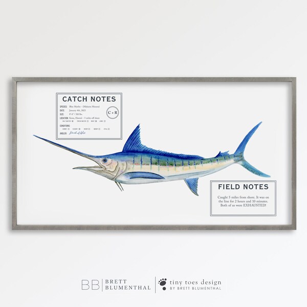 Blue Marlin - Etsy