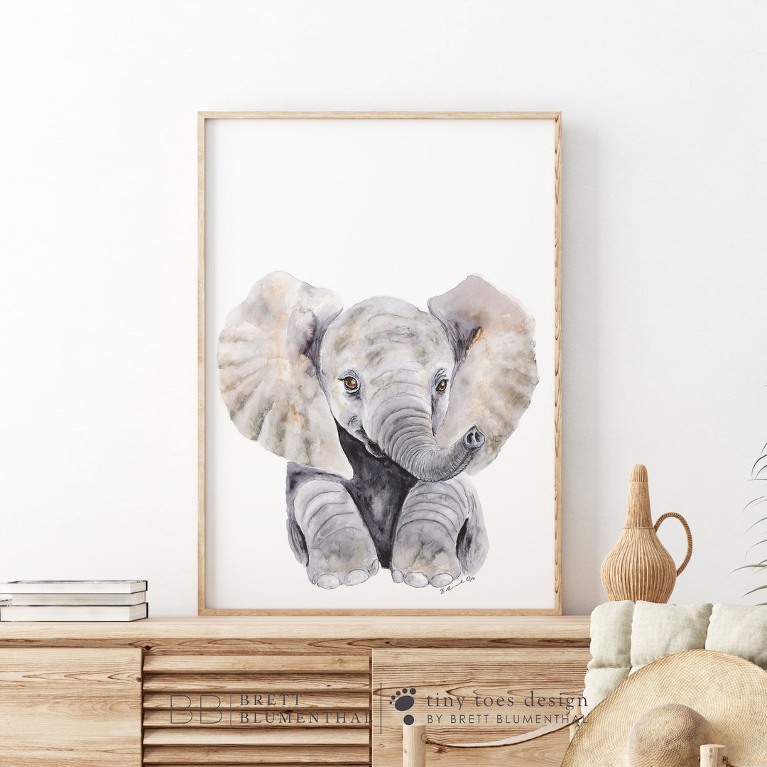 Elephant Prints African Print, Safari Print, Elephant Wall Art ...
