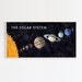 Outer Space Decor Solar System Panoramic Art Planets Poster - Etsy