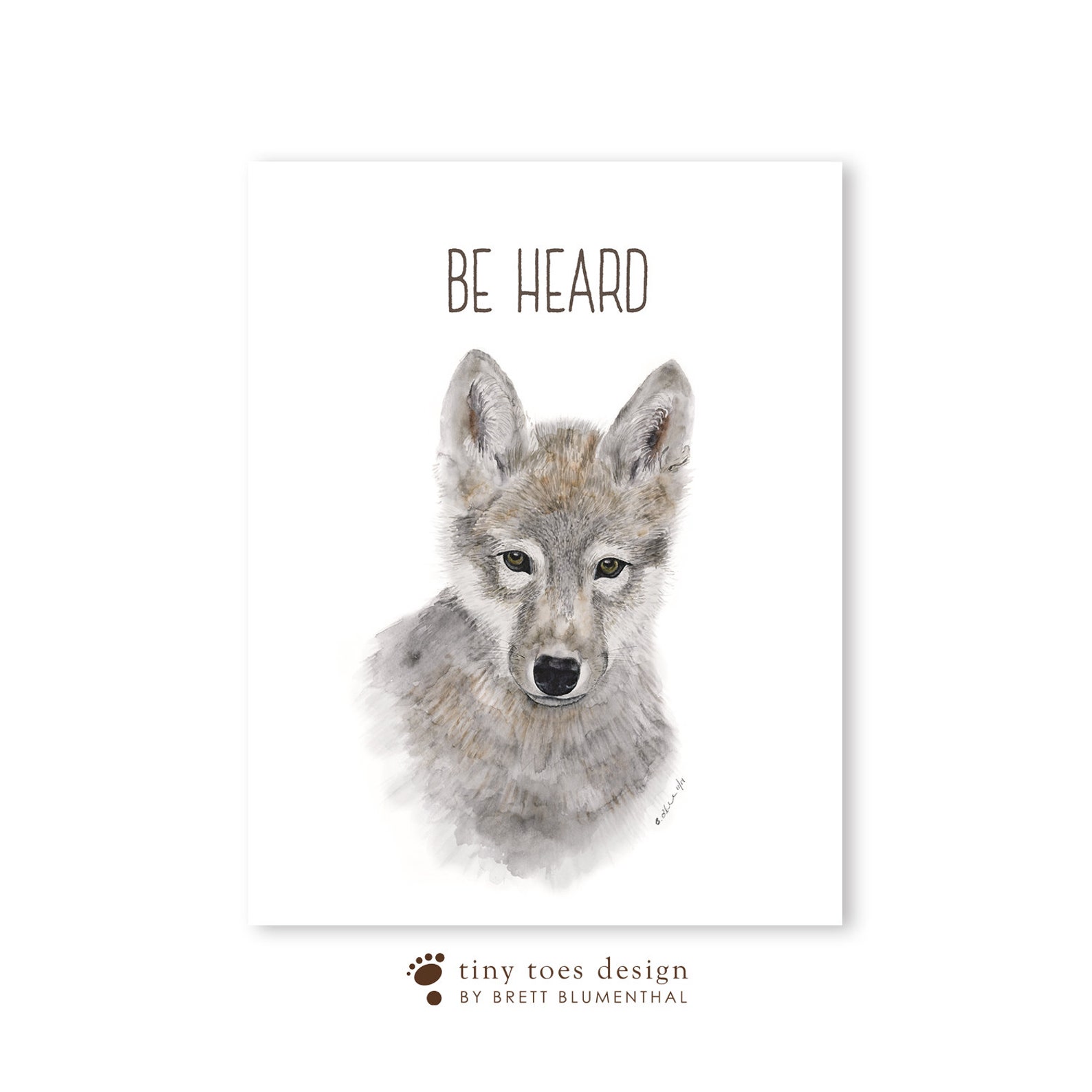 Woodland Animal Quote Art Prints, Woodland Nursery Decor, Inspirational ...