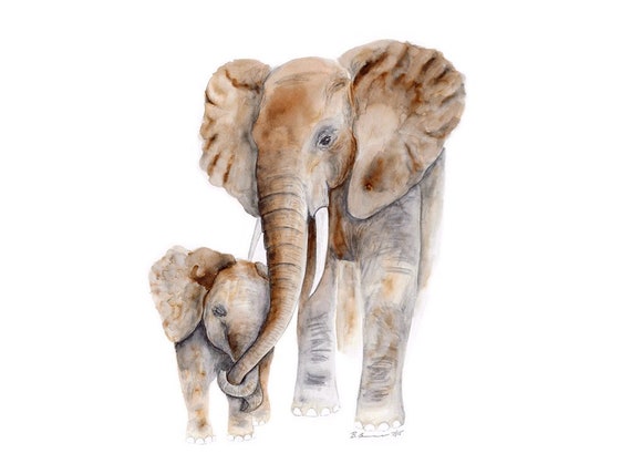 Boho Elephant Drawing
