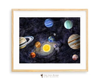 Retro Space Poster - Etsy