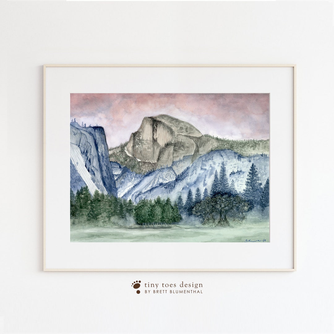 Yosemite National Park, Yosemite Park, Yosemite Print, Yosemite Art ...