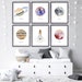 Full Moon Poster Art, Lunar Moon Print, La Luna Moon Watercolor, Moon ...