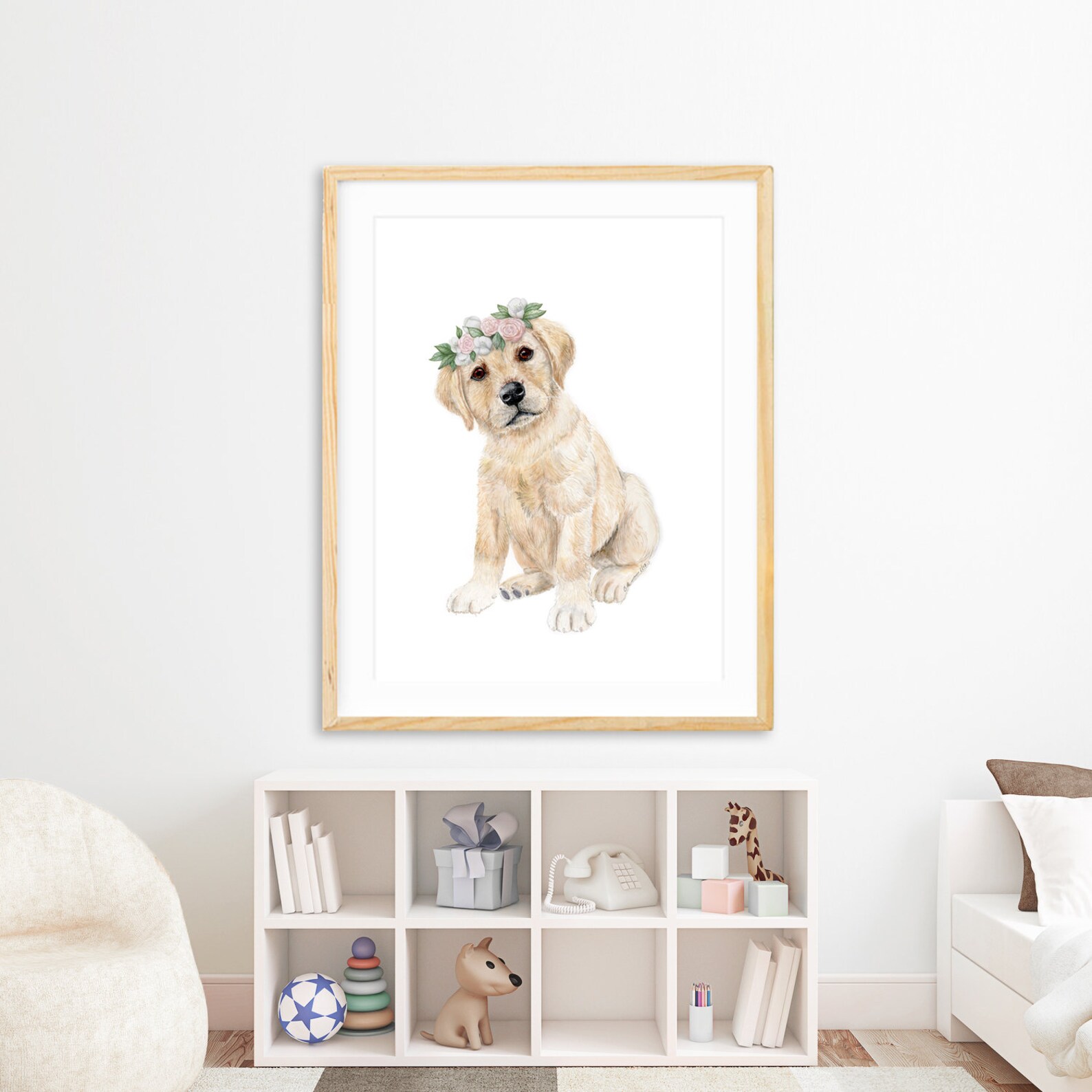 Yellow Lab Print Lab Art Print Yellow Lab Yellow Labrador - Etsy