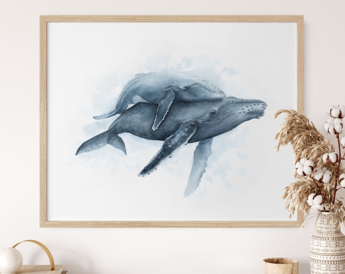 SEA ANIMALS Wall Art Set of 3, Nursery Prints, Under the Sea, Nursery ...
