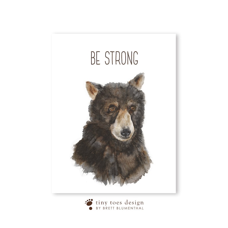 Woodland Animal Quote Art Prints Woodland Nursery Decor - Etsy