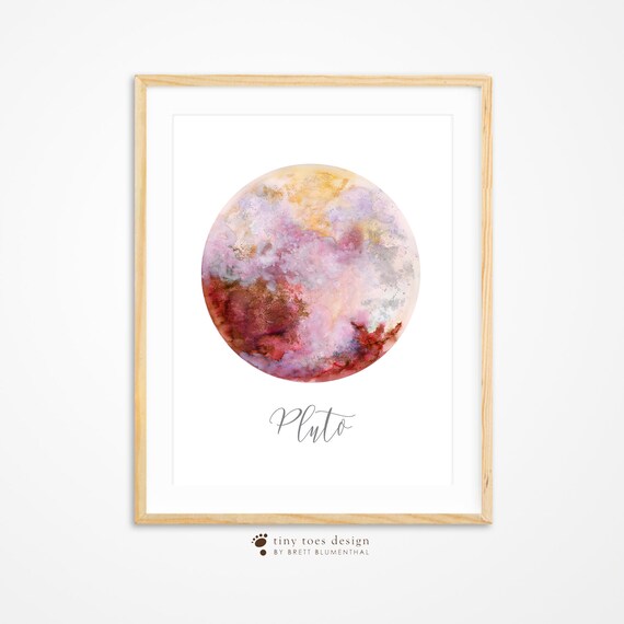 Planet Pluto Drawings