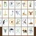 Alphabet and Numbers Printable Flash Cards ABC and 123 - Etsy