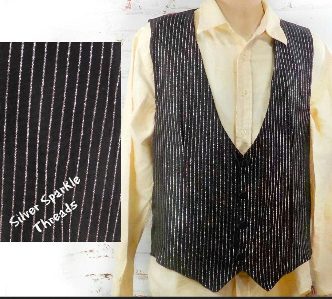 Satin Dress Vest Men - Men's Vest, Gentlemen's Waistcoat - Steampunk ...