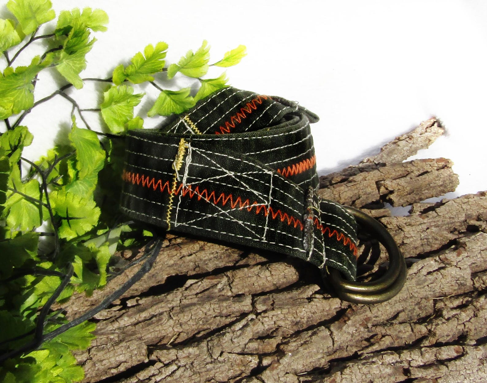 Colorful Fabric D Ring Belt- Wide Adjustable Casual Belt -unisex Jean ...