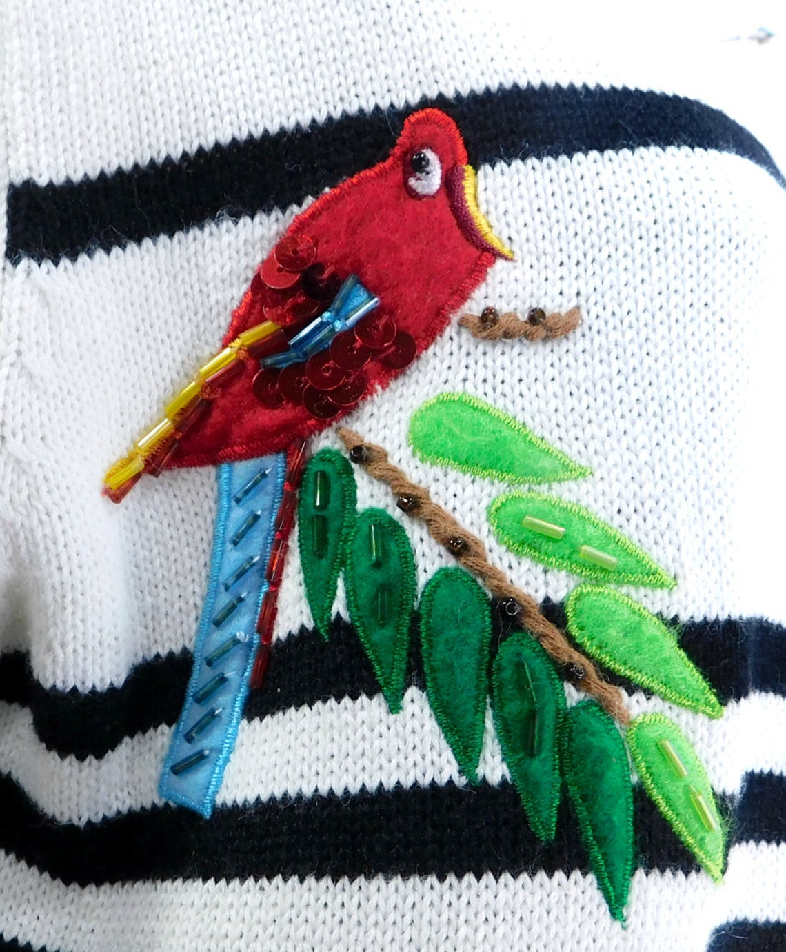 Novelty bird sweater bird sweater summer sweater unique - Etsy España