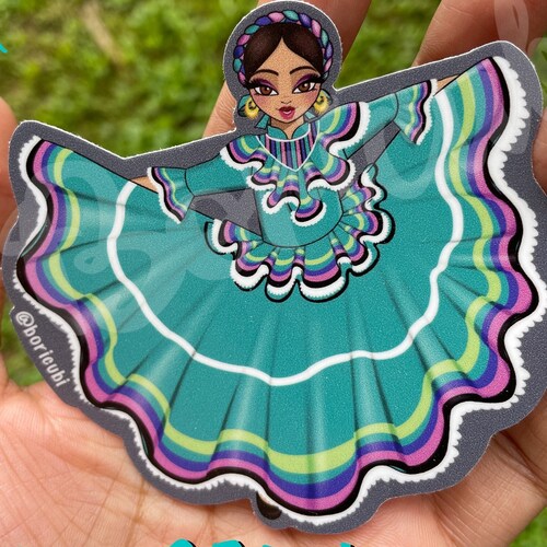 WATERPROOF Jalisco Ballet Folklorico Sticker - Etsy