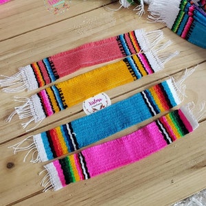 Mini Serape/ Mexican Serape/ Party Favor/ Fiesta Party/ One Dz Serape ...