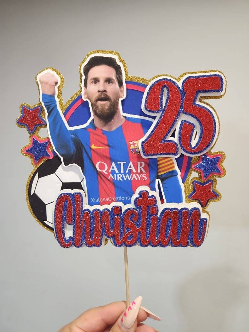 Messi Cake Topper / Qatar / World Cup / Messi Birthday / - Etsy