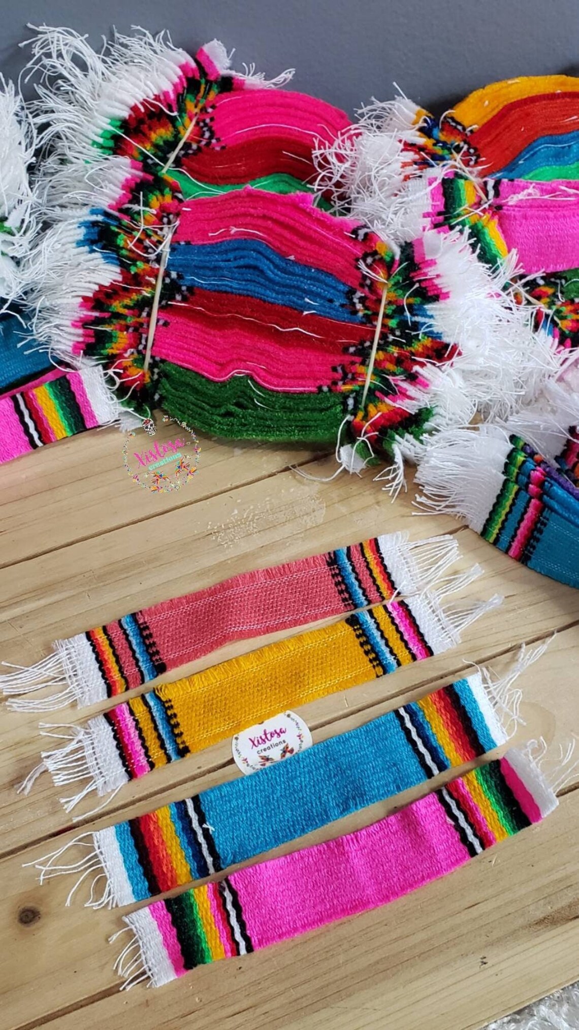 Mini Serape/ Mexican Serape/ Party Favor/ Fiesta Party/ One Dz - Etsy