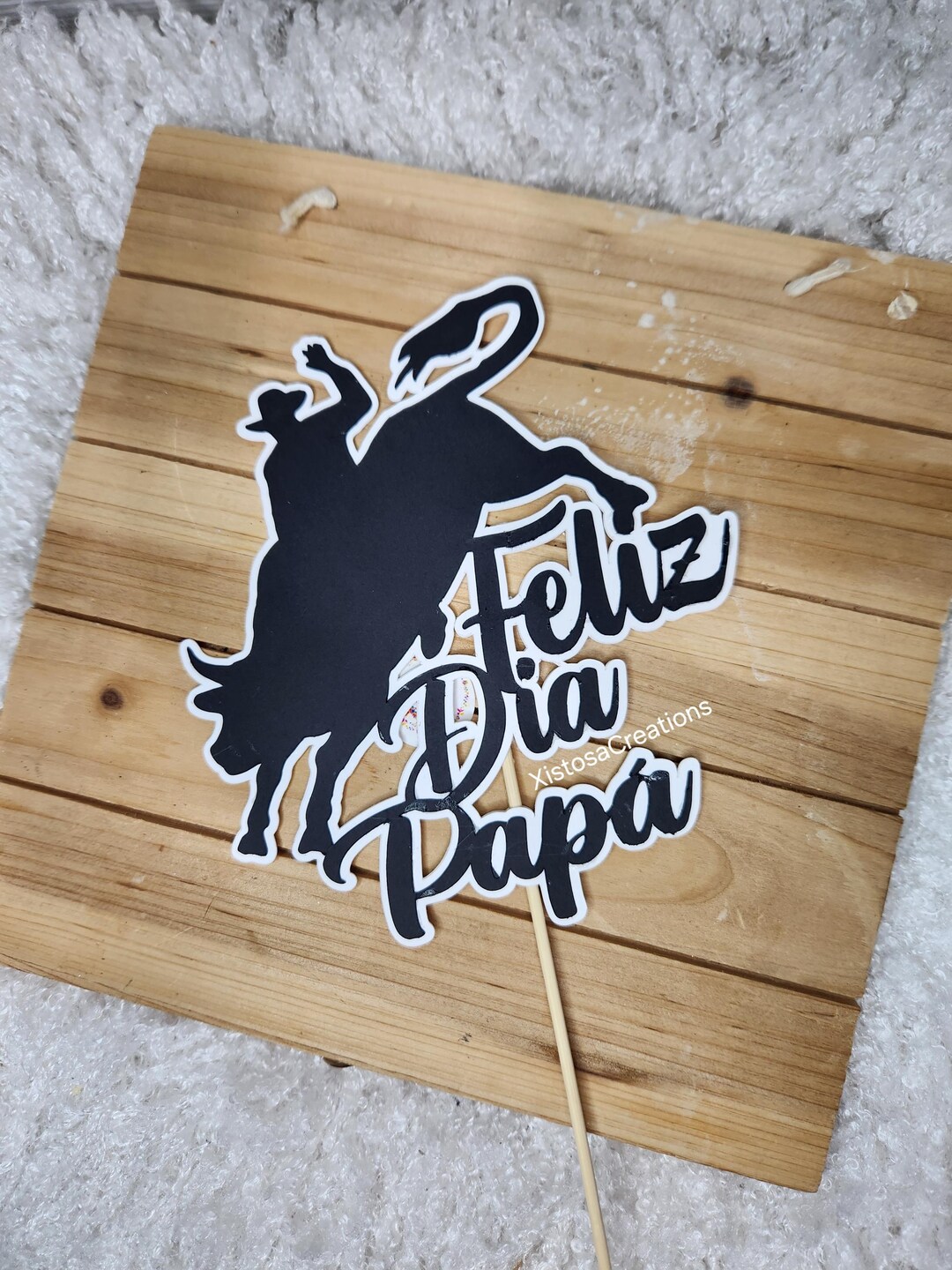 Rodeo Cake Topper, Bull Riding, Horse, Wild West Birthday, Cowboy Party ...