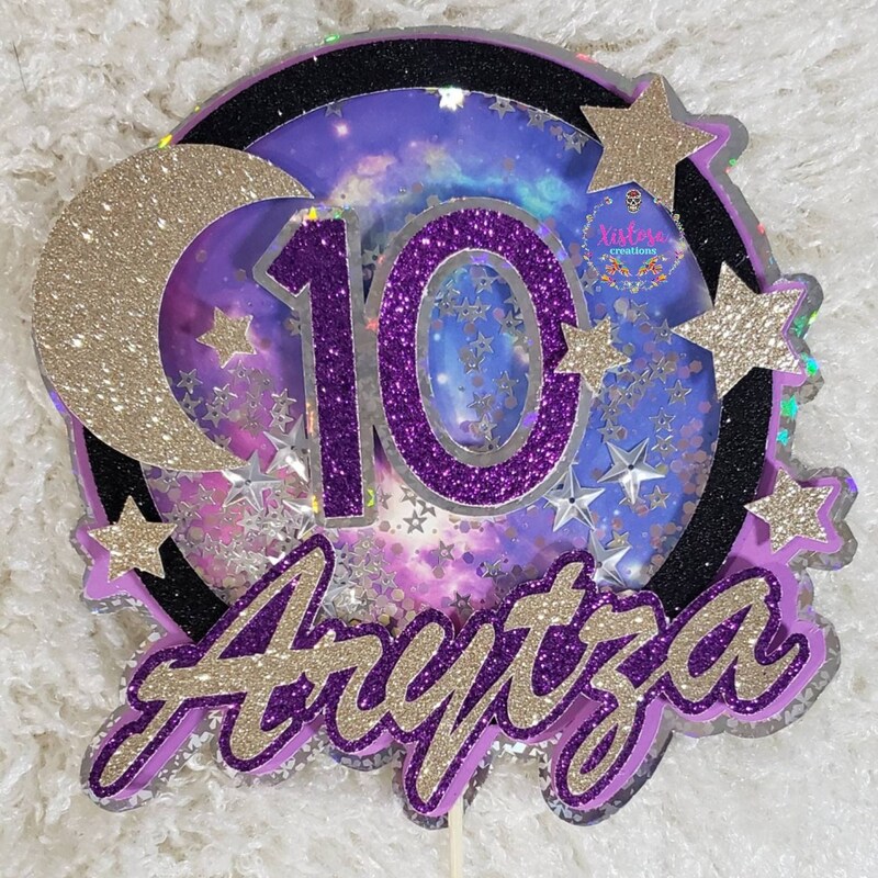 Shaker Cake Topper - Etsy