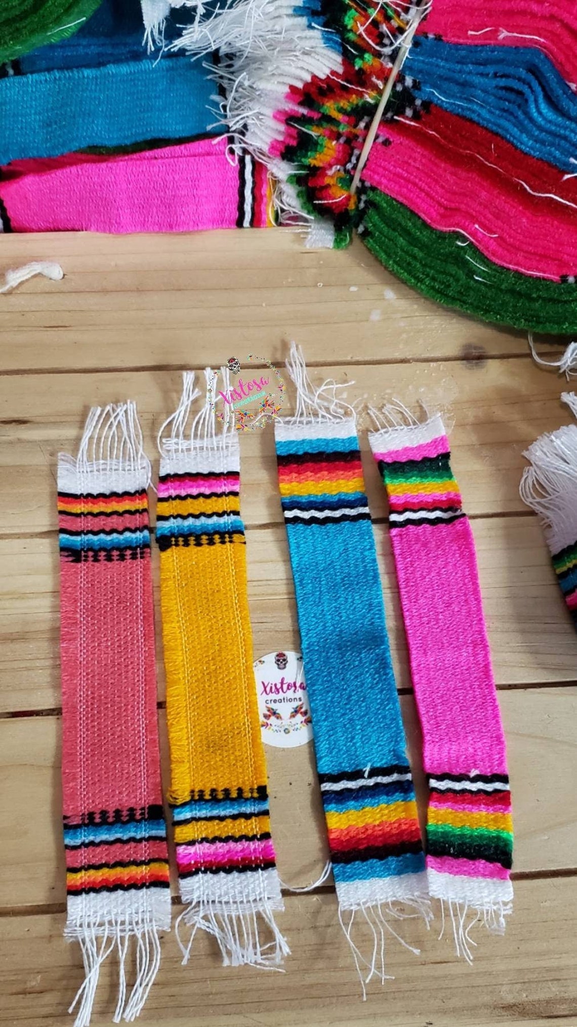 Mini Serape/ Mexican Serape/ Party Favor/ Fiesta Party/ One Dz - Etsy