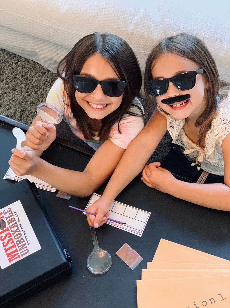 One Time Mailing of 4 Top Secret Agent Detective Spy Kit Missions - Etsy