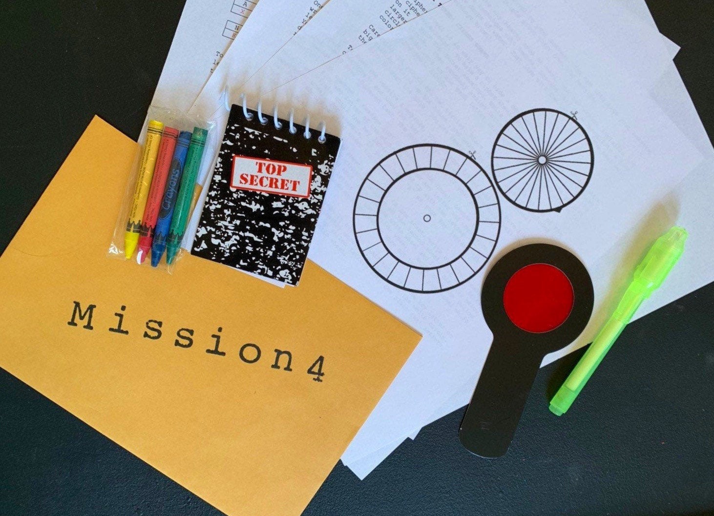 One time mailing of 4 Top Secret Agent Detective Spy Kit | Etsy