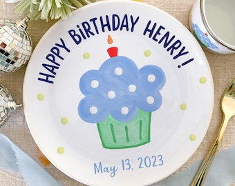 Birthday Plate - Etsy