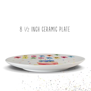 Ceramic Happy Birthday Plate - Personalized Birthday Plates for Kids ...