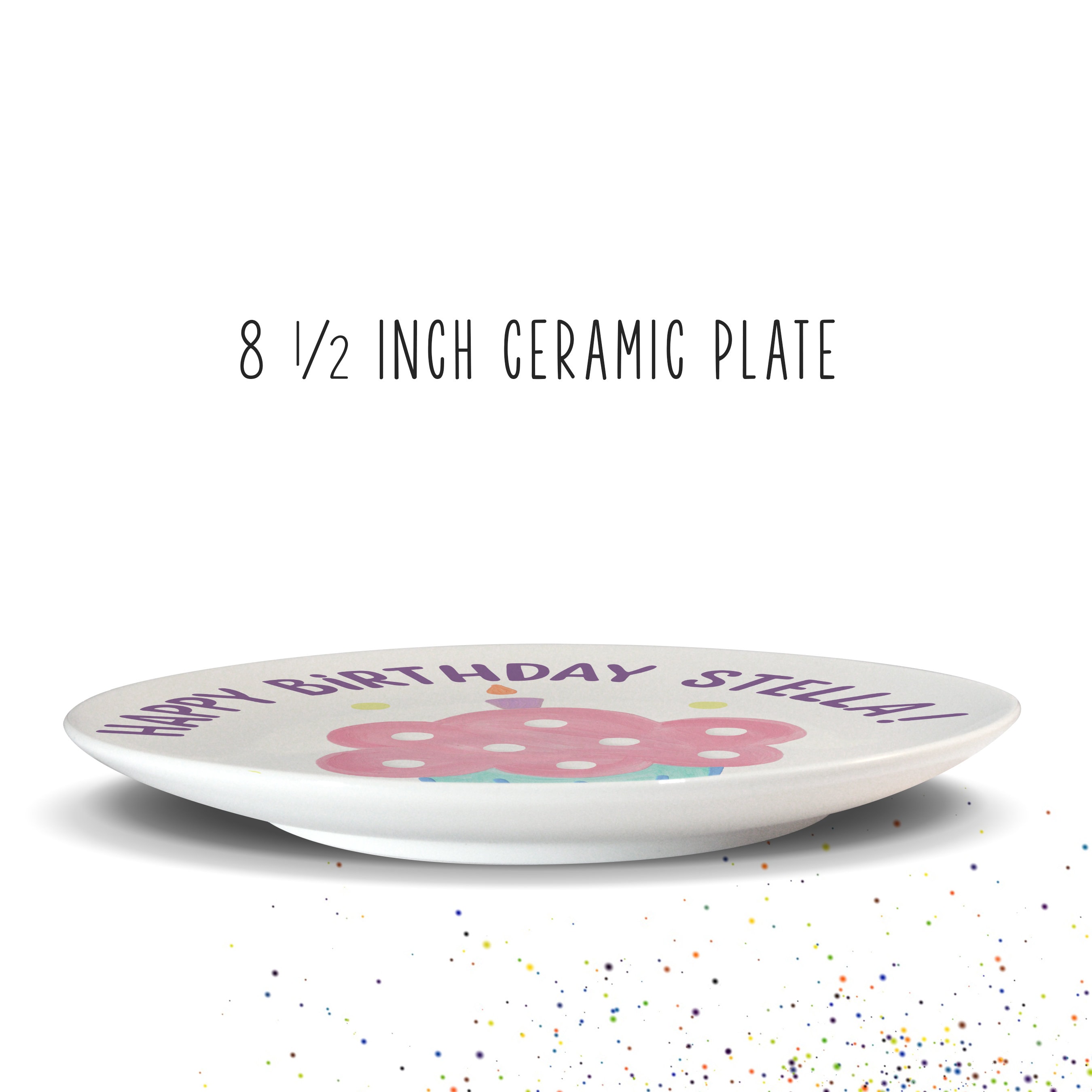 Personalized Birthday Plate: Ceramic Keepsake, First Birthday Gift - Etsy