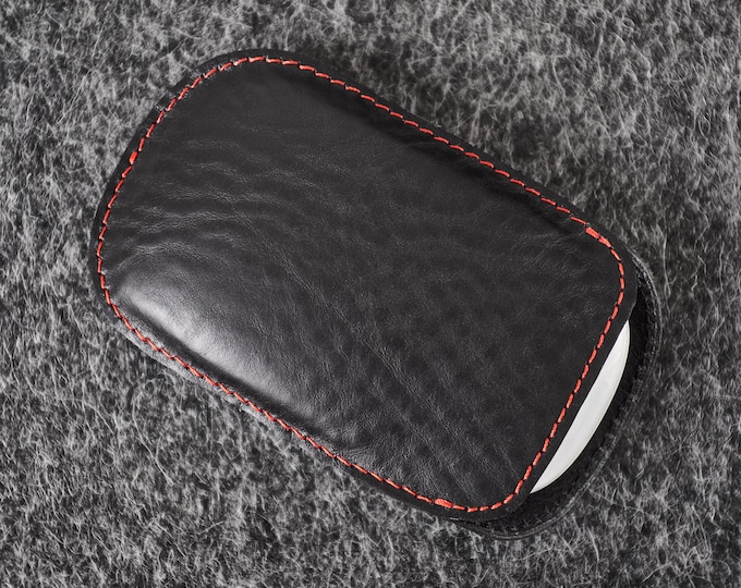 Leather Apple Magic Mouse Case Hand-made - Etsy