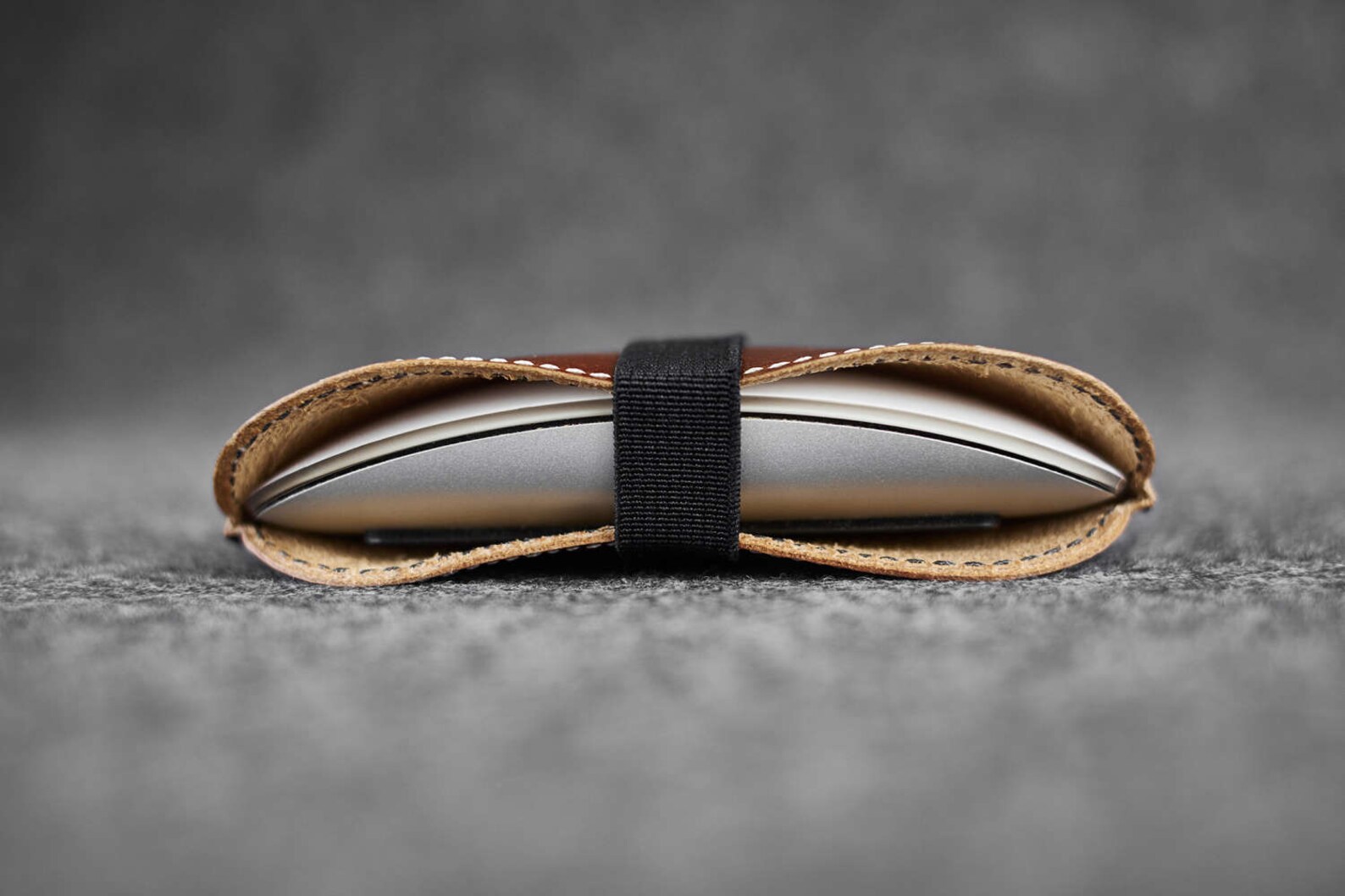 Leather Apple Magic Mouse Case Hand-made Chestnut Brown - Etsy