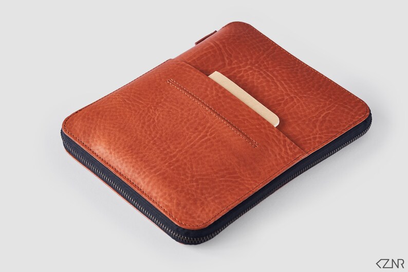 Leather Felt Travel Folio Organizer Portfolio Case A5 Hand-made - Etsy