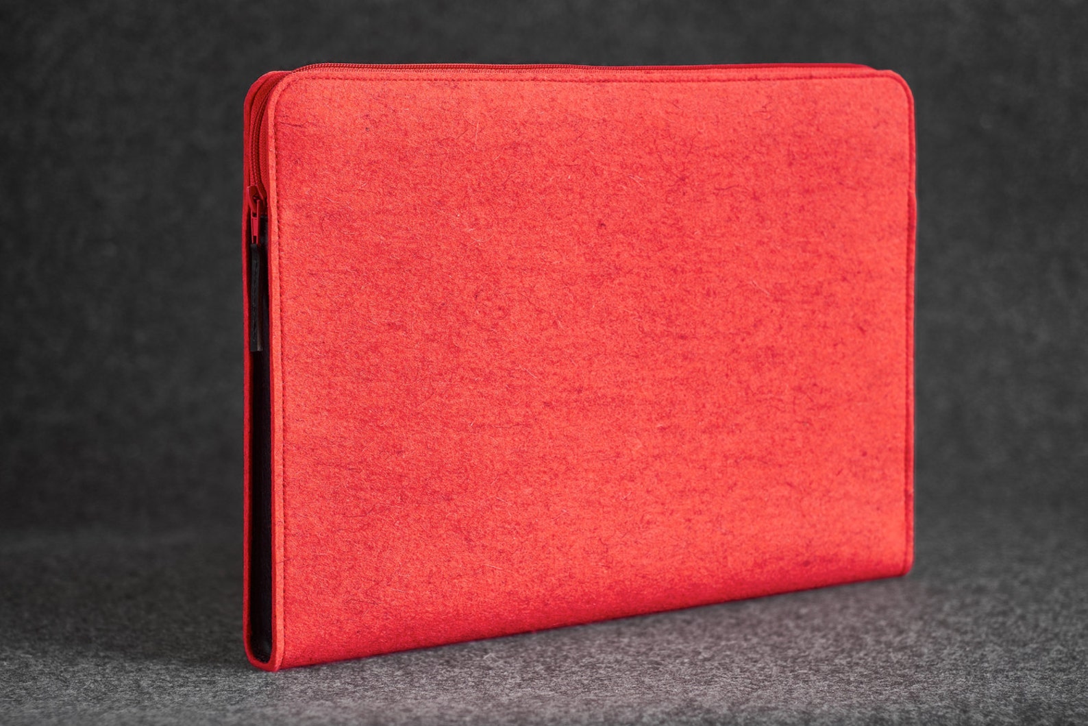 Laptop Felt and Leather Folio Case Hand-made - Etsy