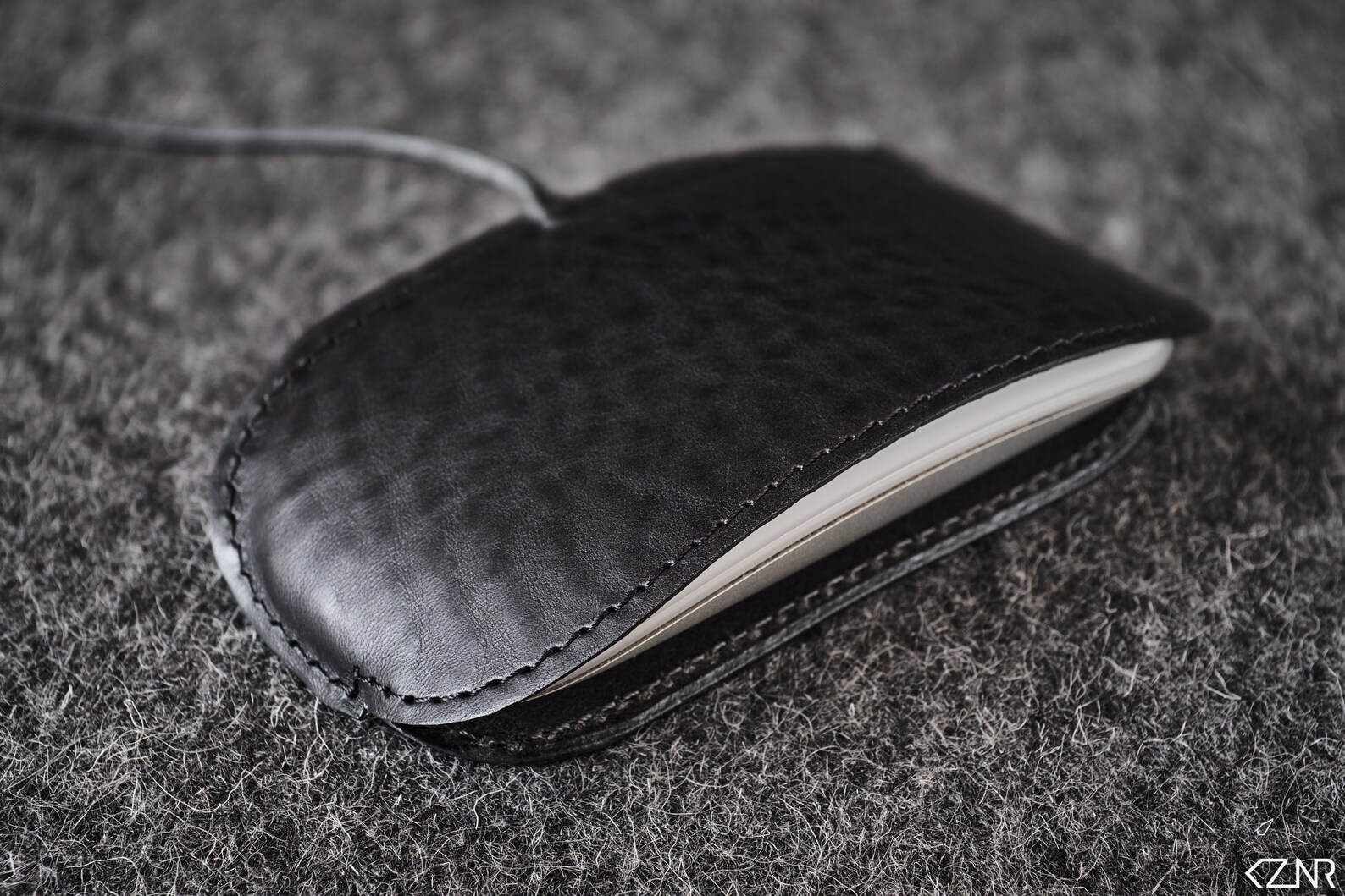 Leather Felt Apple Magic Mouse Case Hand-made | Etsy