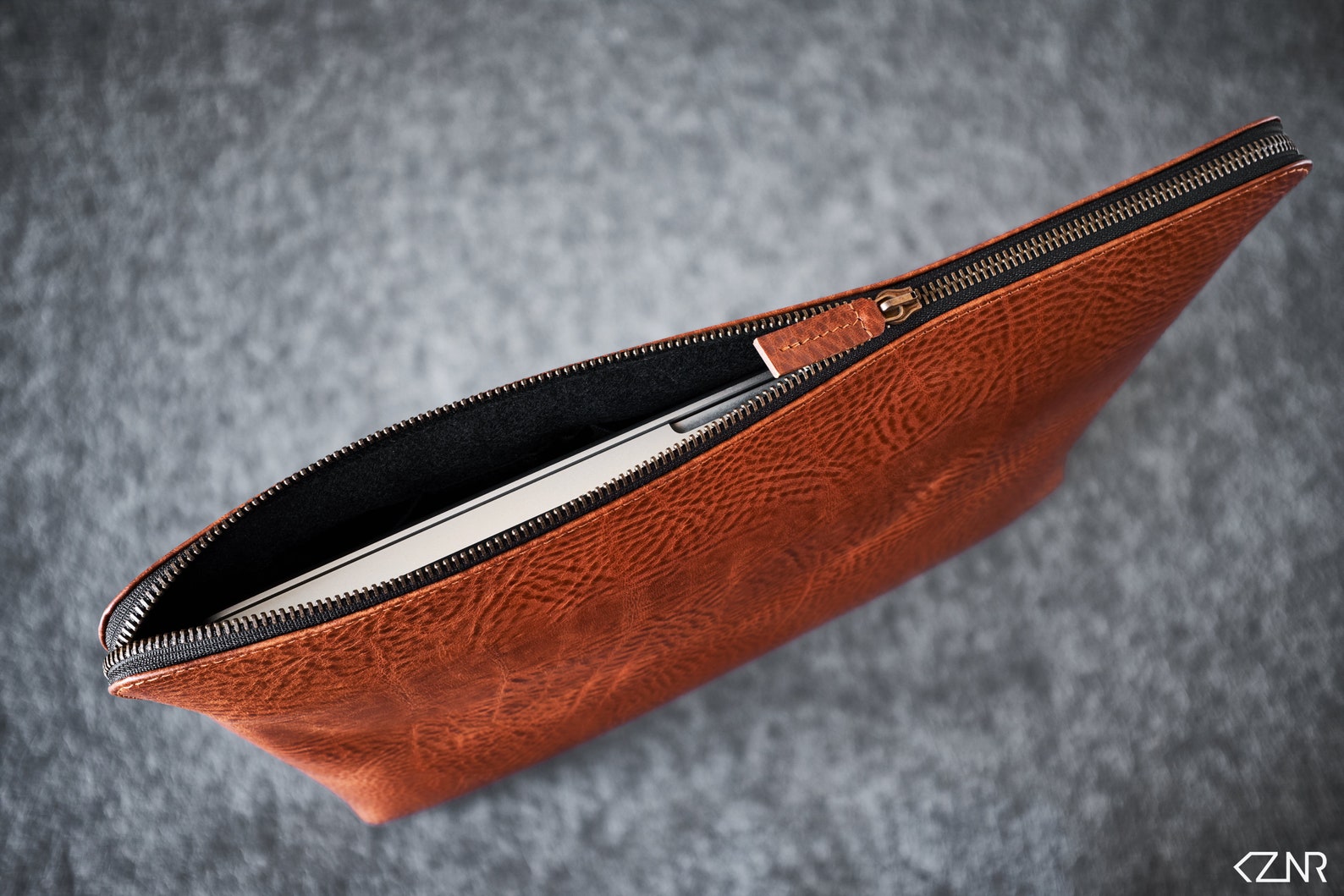 Leather Padded Laptop Bag Case Folio Hand-made - Etsy