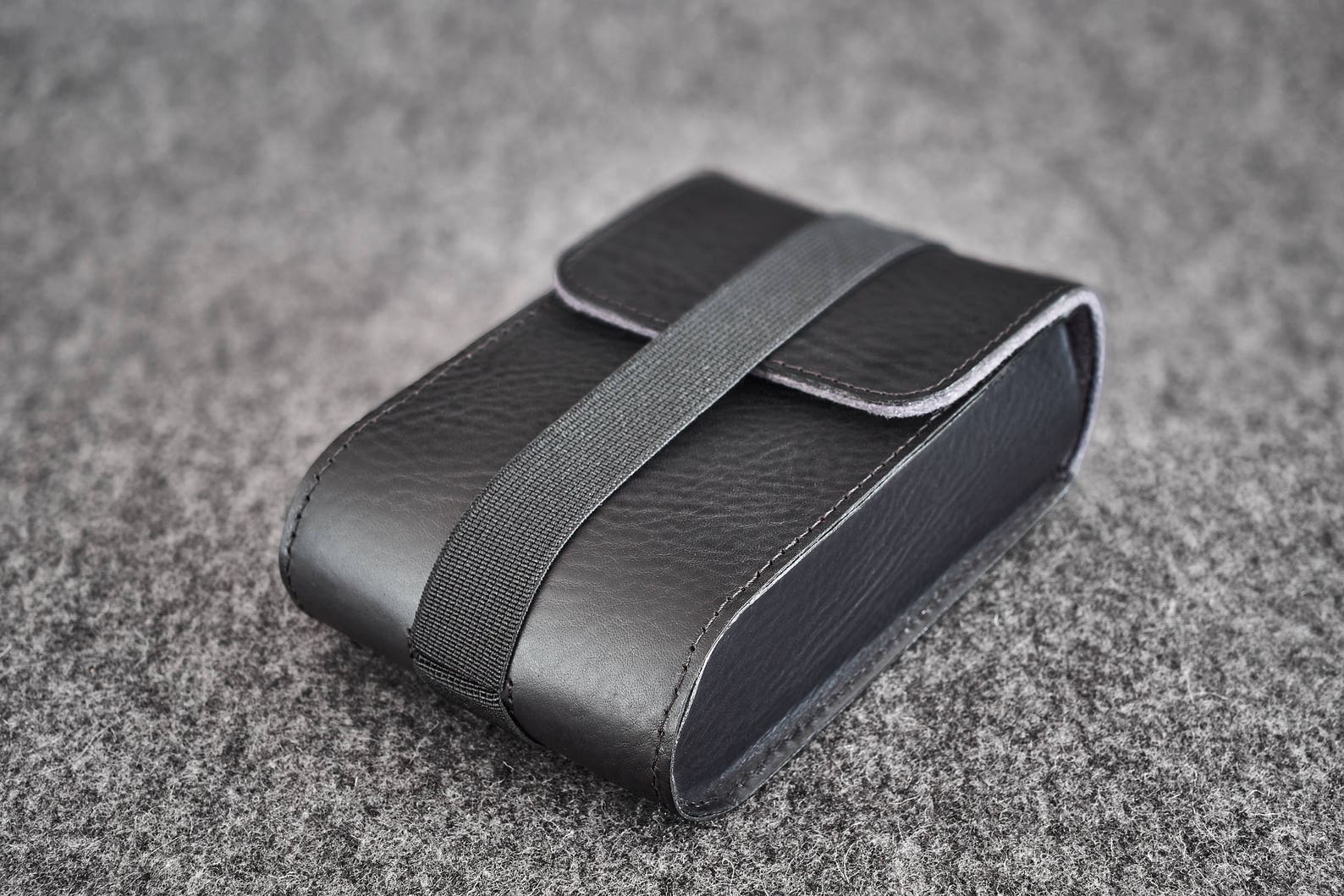 Leather Felt Camera Case Box Bag Purse Hand Made Contax T2 Ricoh Nikon ...